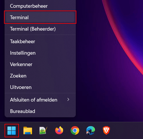 Terminal Windows 11