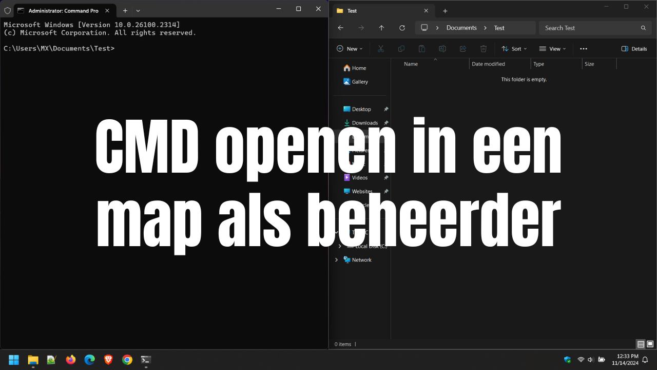 Hoe je CMD in een map kunt openen als beheerder in Windows 11