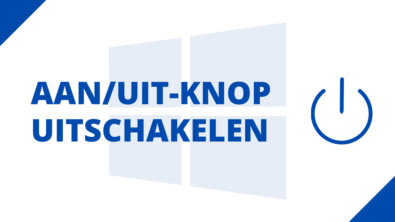 De aan/uit-knop van je PC uitschakelen in Windows 11