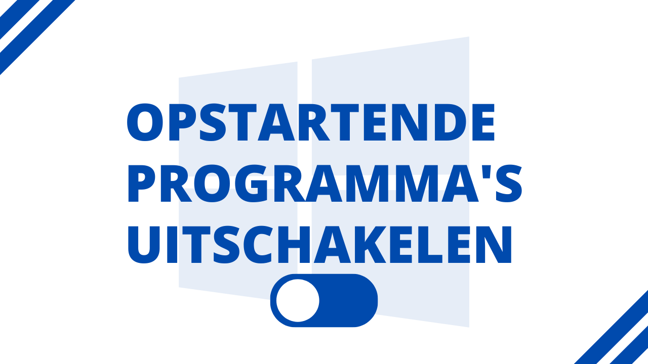 Opstartende programma's uitschakelen in Windows 11 Opstartende programma's uitschakelen in Windows 11