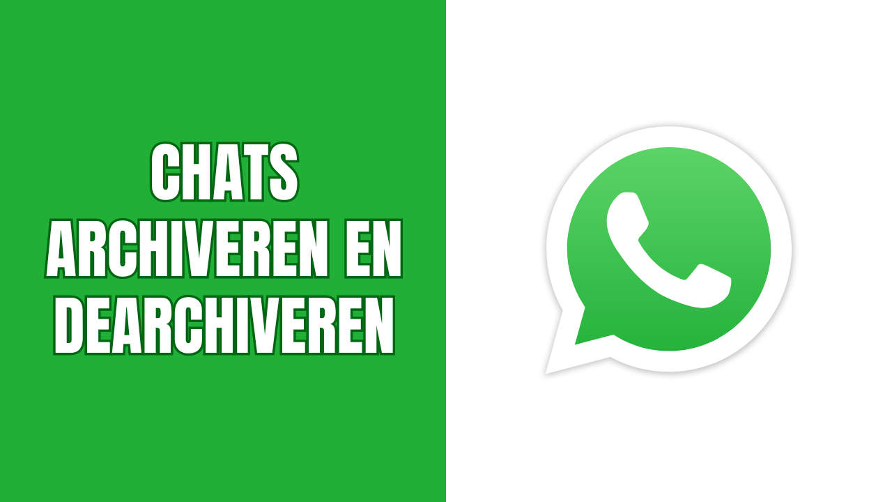 Alle WhatsApp chats archiveren of dearchiveren