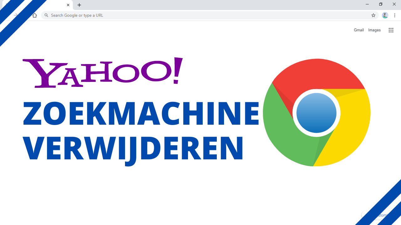 Yahoo als zoekmachine verwijderen uit Google Chrome op een PC